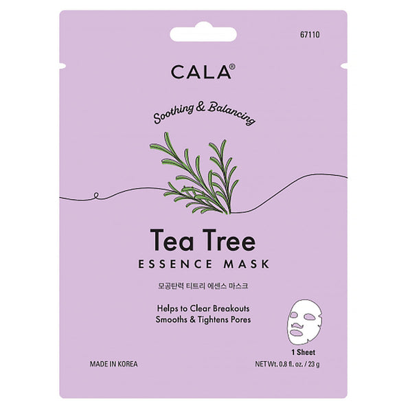 Cala Essence Facial Sheet Masks - Tea Tree (5 pcs) - Beauty Depot