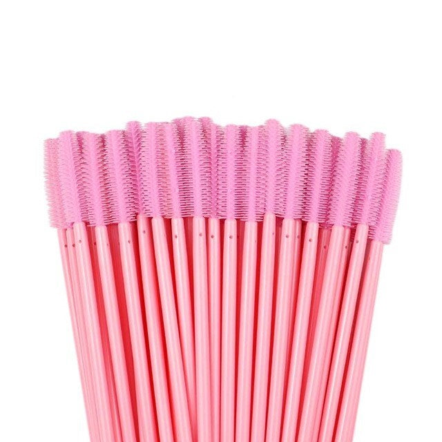 BD Silicone Mascara Applicators 50 pcs (Pink) - Beauty Depot